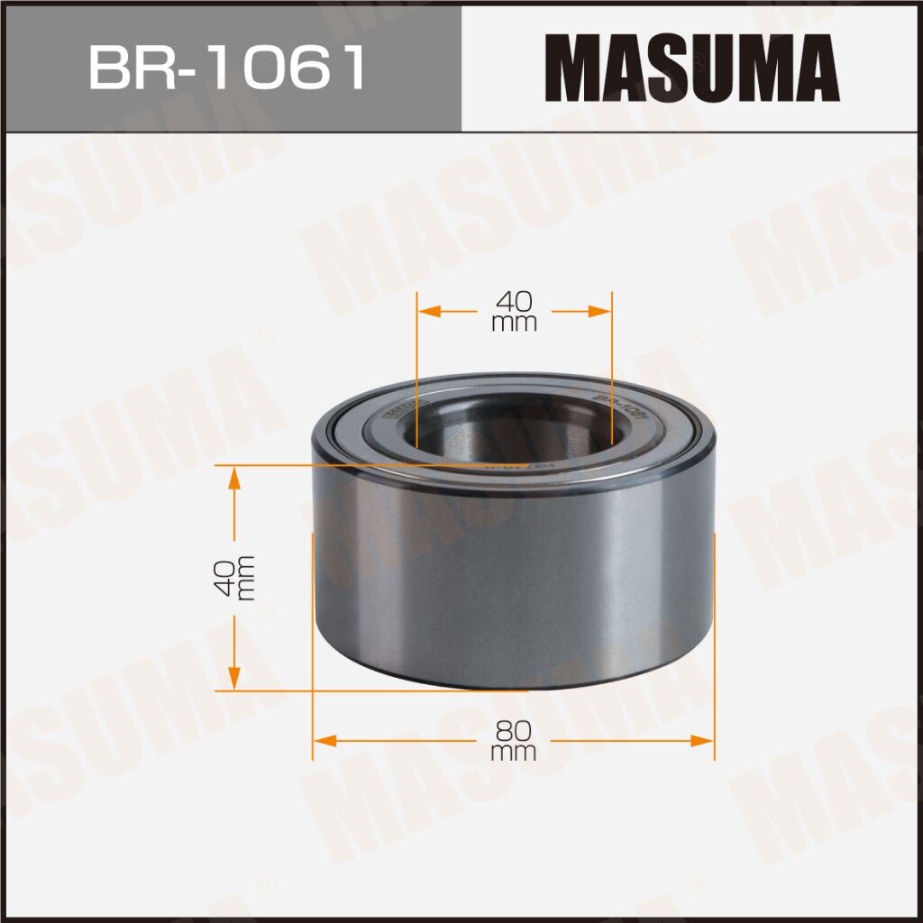 Подшипник ступицы передний Masuma BR-1061