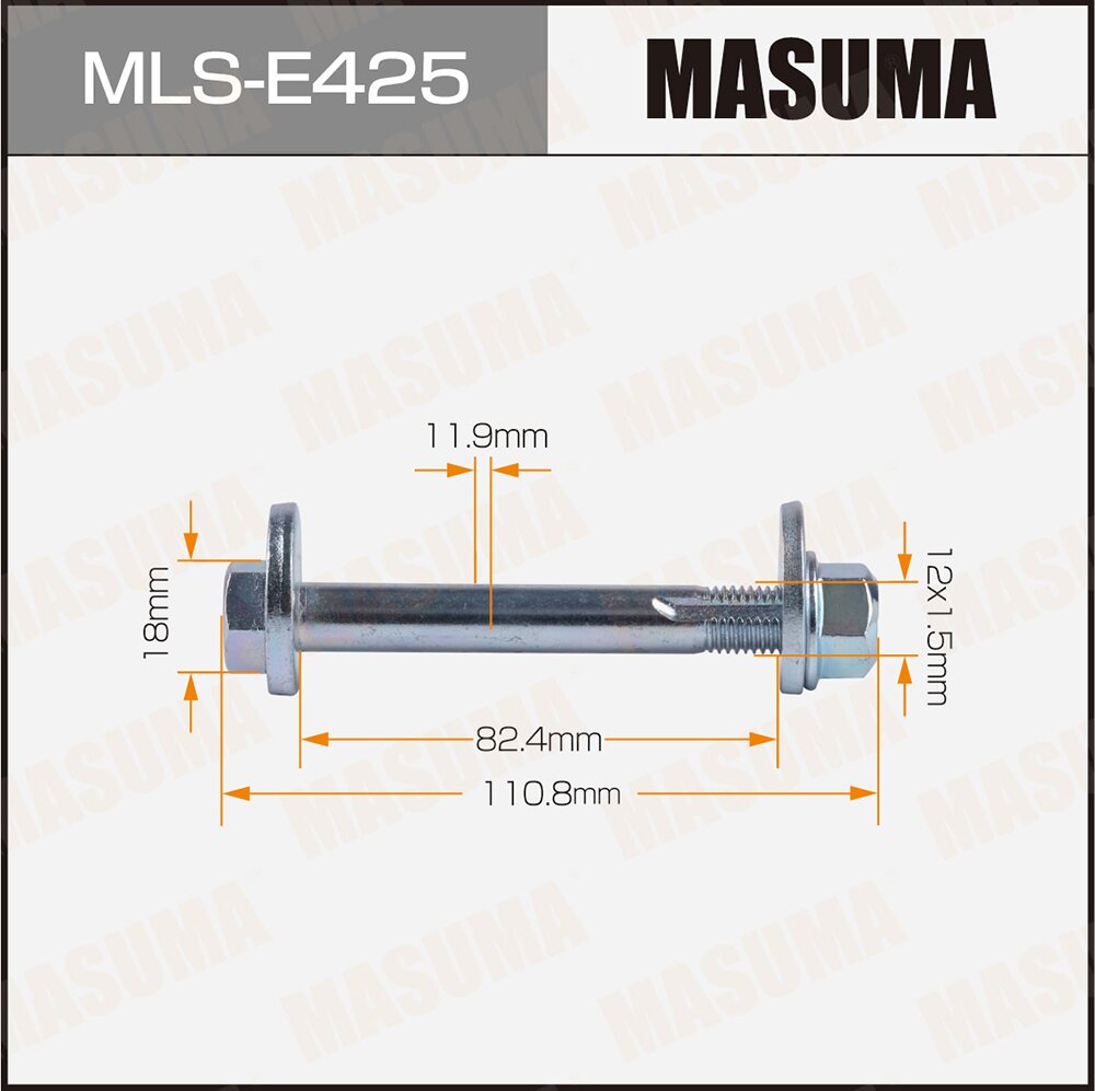 Болт эксцентрик комплект Masuma MLS-E425