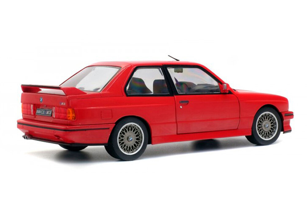 Модель коллекционная SOLIDO Bmw M3 E30 1990 red / бмв Е30 красный — фото 1