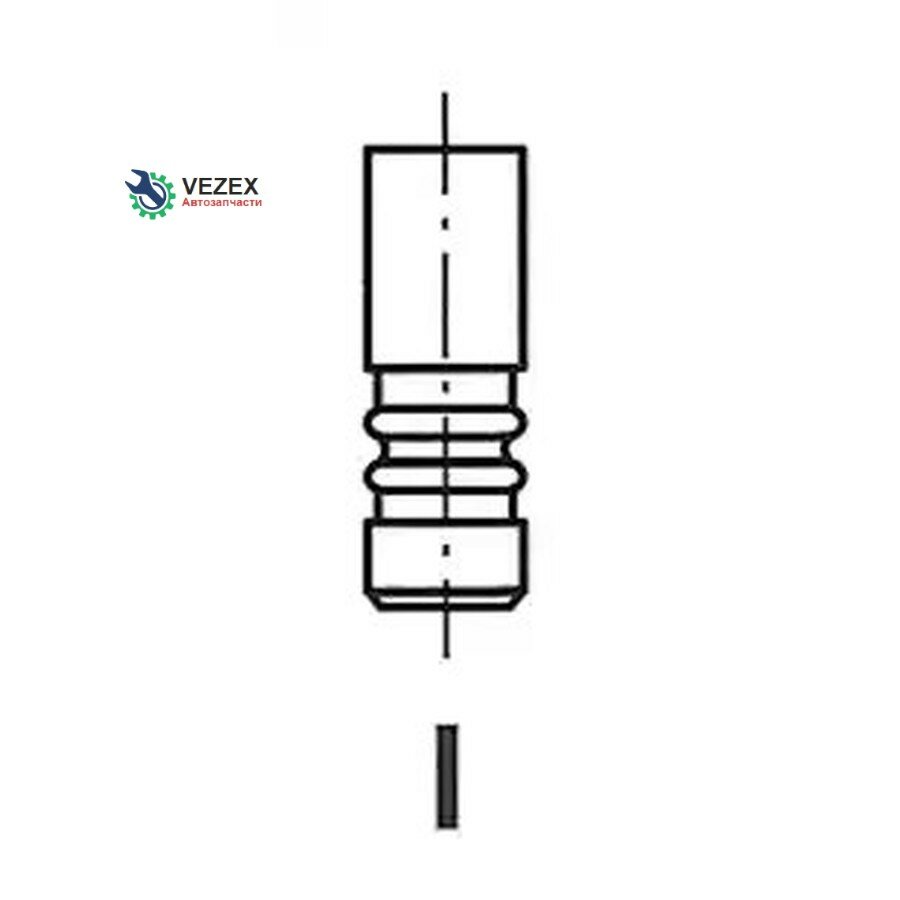 FRECCIA R6525BMCR клапан выпускной! 27.5x5x113.2\ Opel Astra H/Zafira/Signum 1.8i 16V A18XER/Z18XER 05>