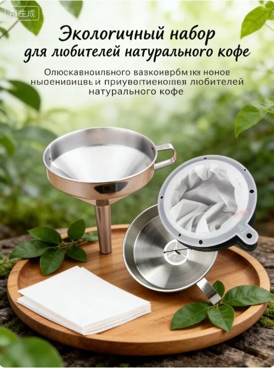 Фильтр для очистки самогона; Фильтр нейлоновый для воронки, диаметр