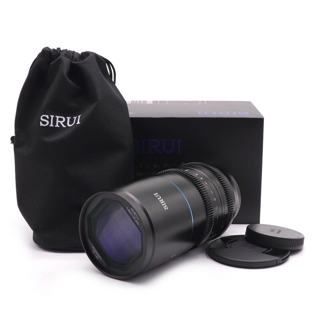 Sirui Venus 150mm T2.9 1.6X Full-Frame Anamorphic for Canon RF в упаковке