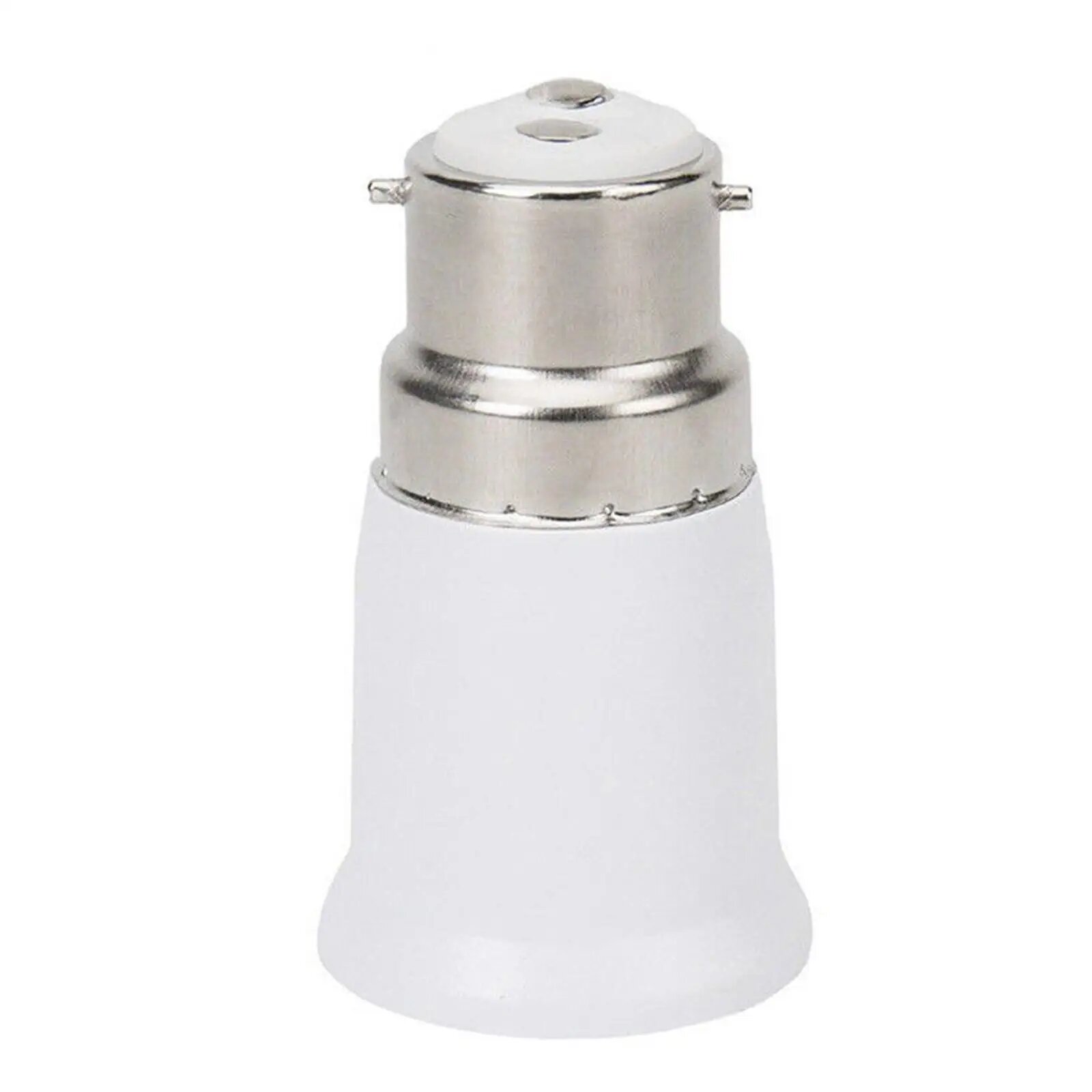 Переходник B22 на E27, белый, пластик 1pcs