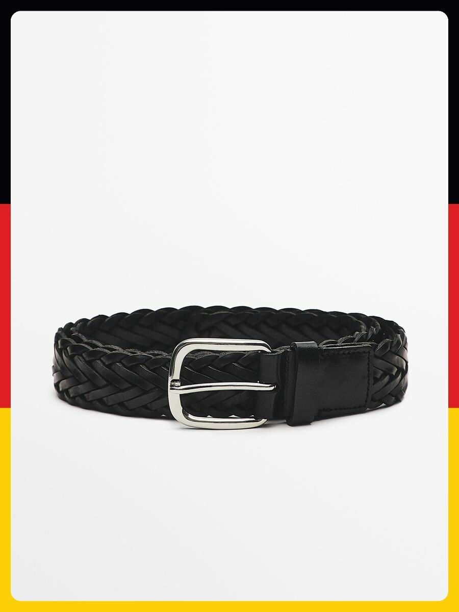 Ремень Massimo Dutti 2533/310, черный, 100