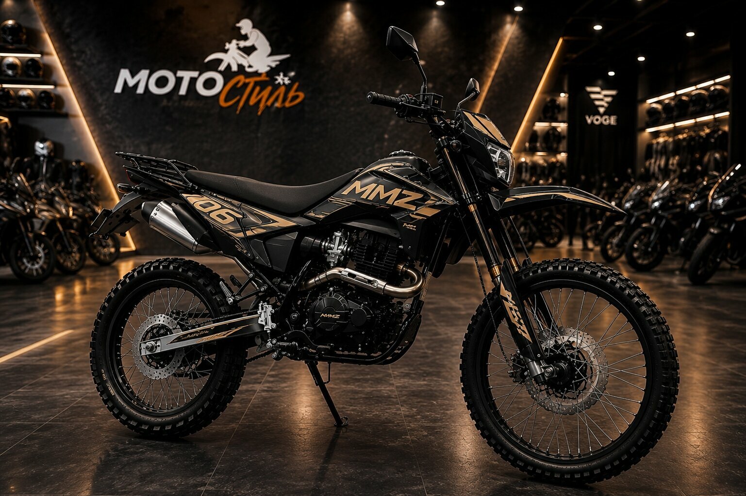 Эндуро Мотоцикл GT 06 Pro, 300cc, 4T, NIBBI Карбюратор, Баланс-Вал, Электро/Кик-Стартер,