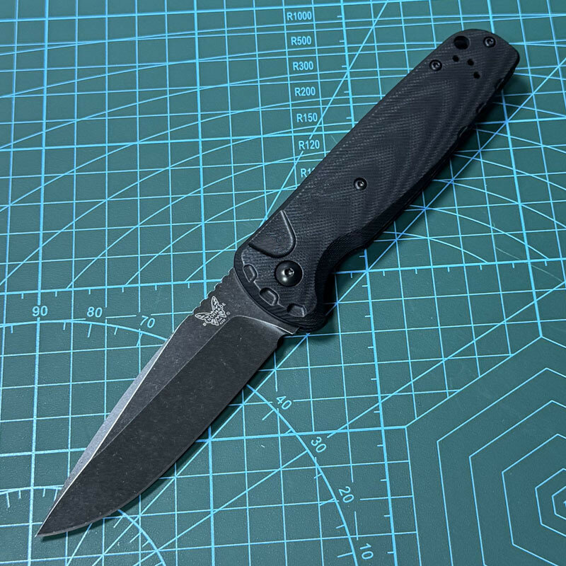 Benchmade4300BK Высококачественный складной нож с рукоятью G10, маленький походной нож высокой твердости для отдыха на природе