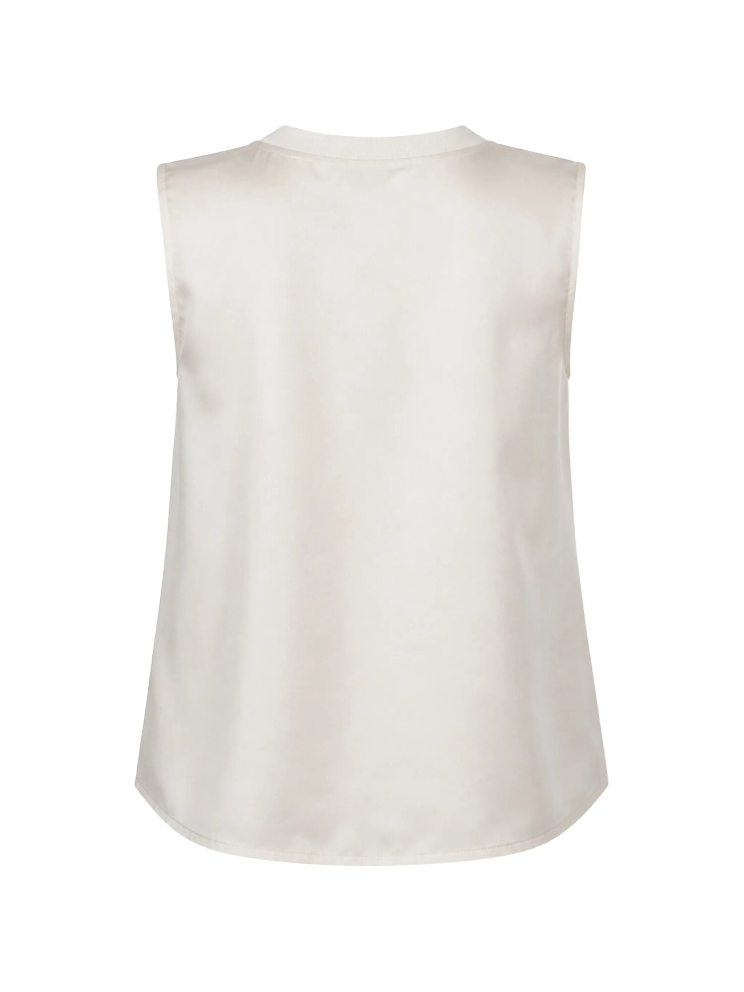 Топ PATRICK ASSARAF Silk crew-neck tank top, размер 44 — фото 1