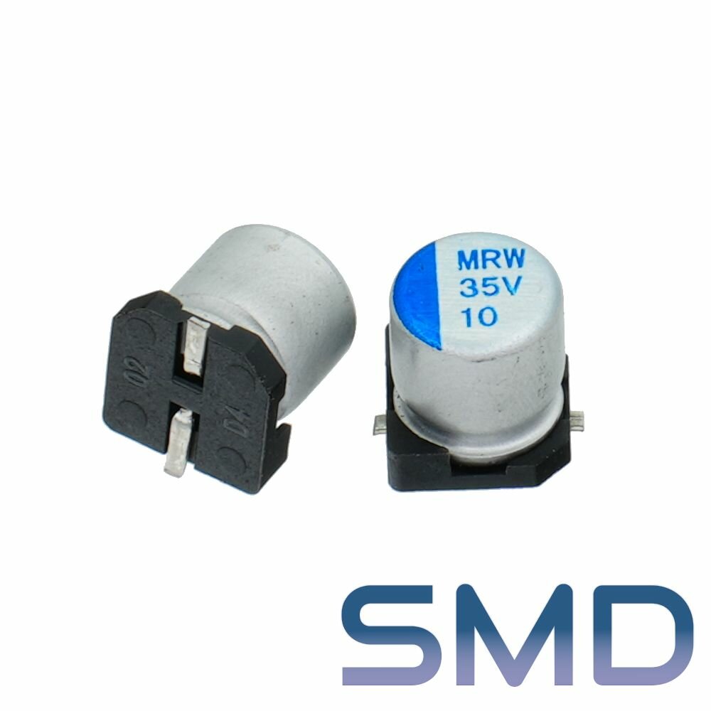 10мкФ 35В / SMD / 5x5,5 / 105 С / конденсатор электролитический (40шт)