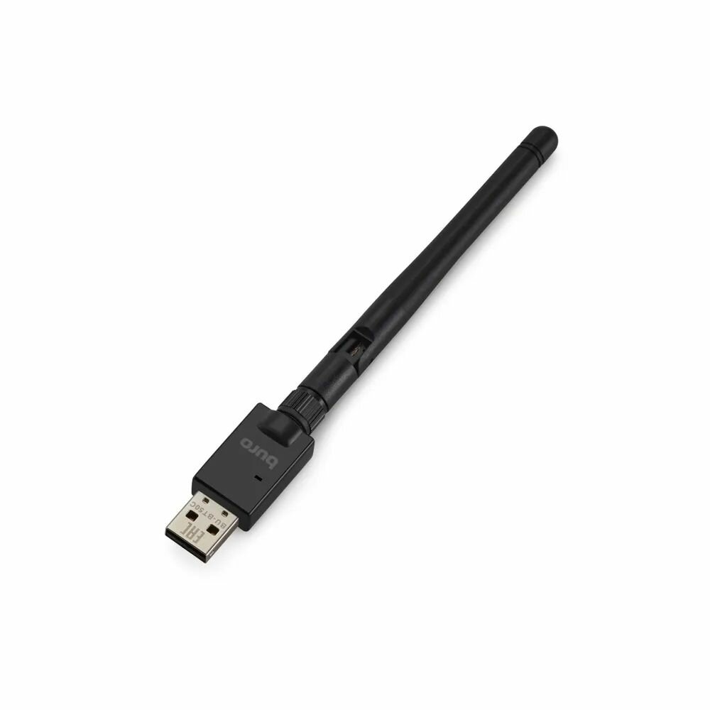 Адаптер USB Buro Bluetooth 5.0+EDR class 1 100м черный (BT50C)
