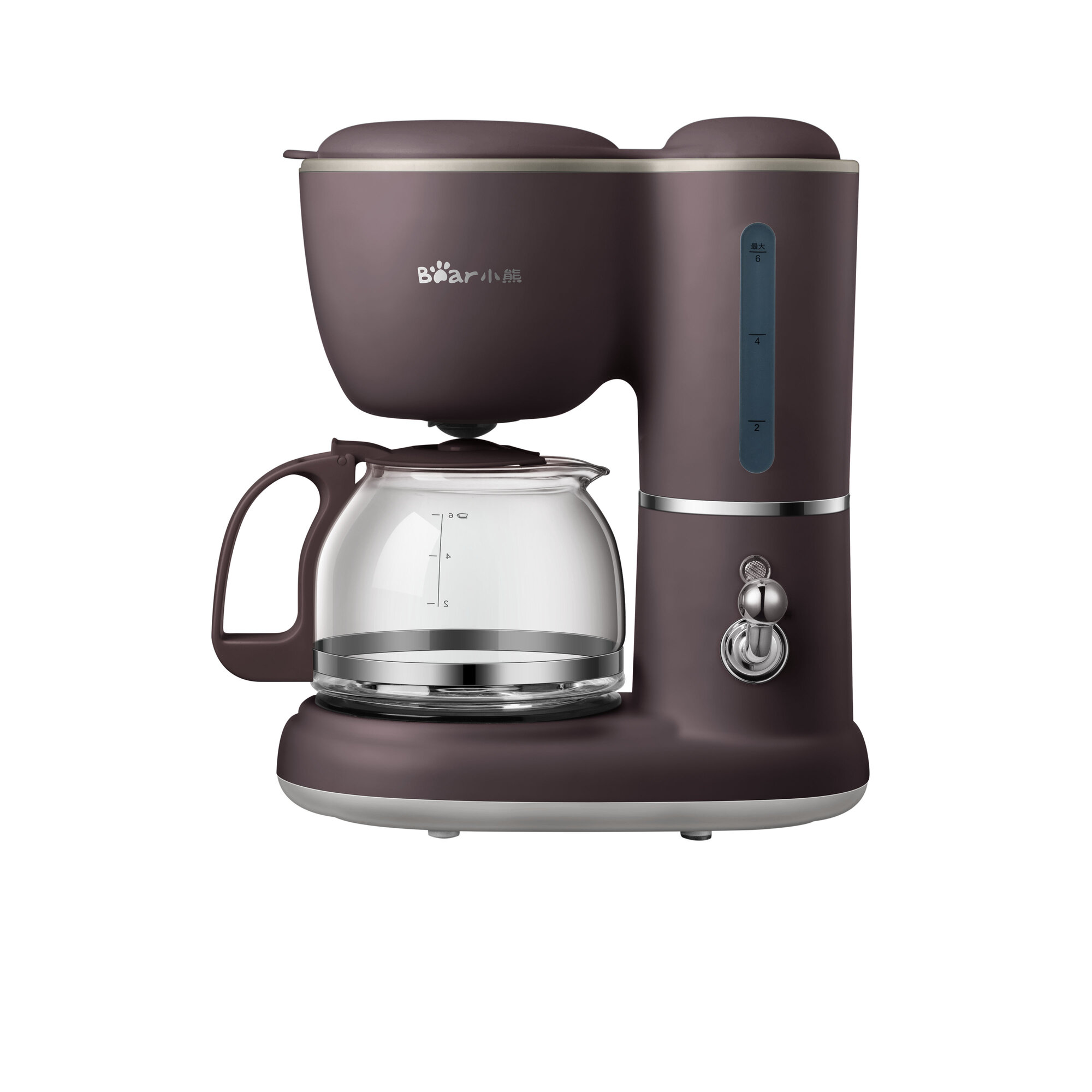 Кофеварка Bear KFJ A06K1 компактная мини-кофеварка, multicolor, для приготовления кофе и чая