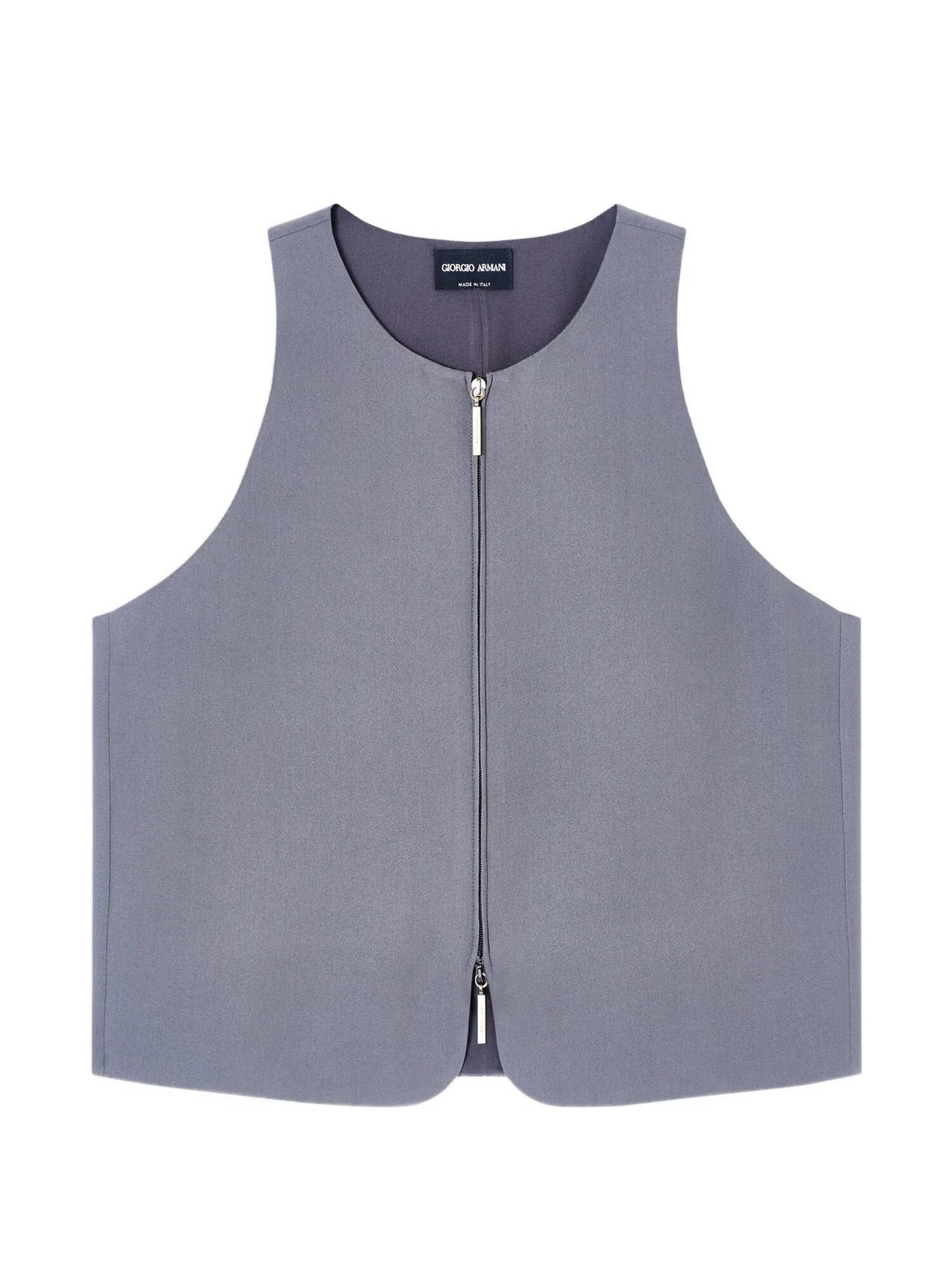 Топ Zip-up sleeveless top