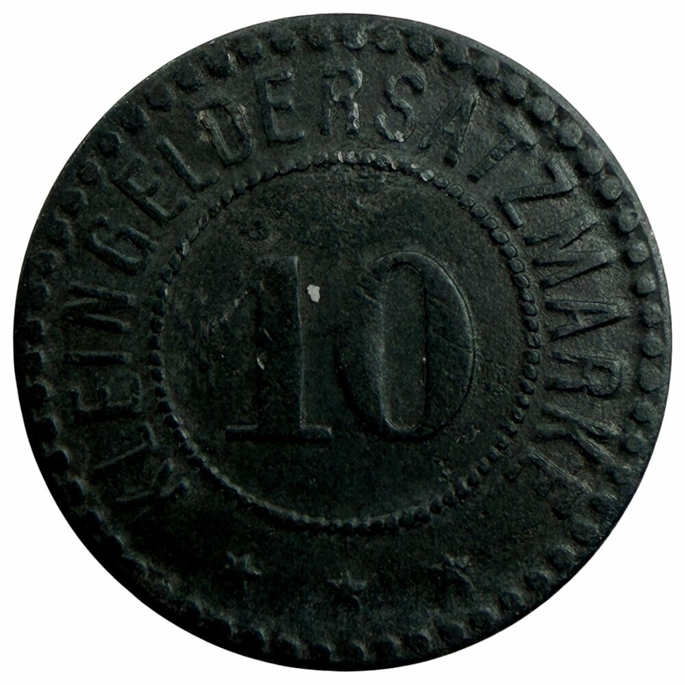 Германия, Германская империя, Фульда 10 пфеннигов 1917 г. (Круг)