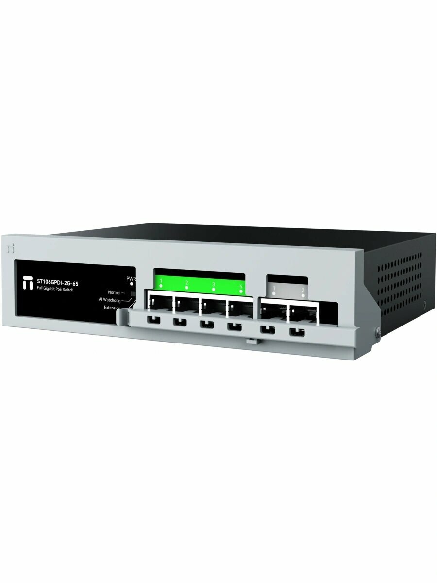 Коммутатор Netis ST106GPDI-2G-65 неуправляемый 6 x RJ-45 65Вт