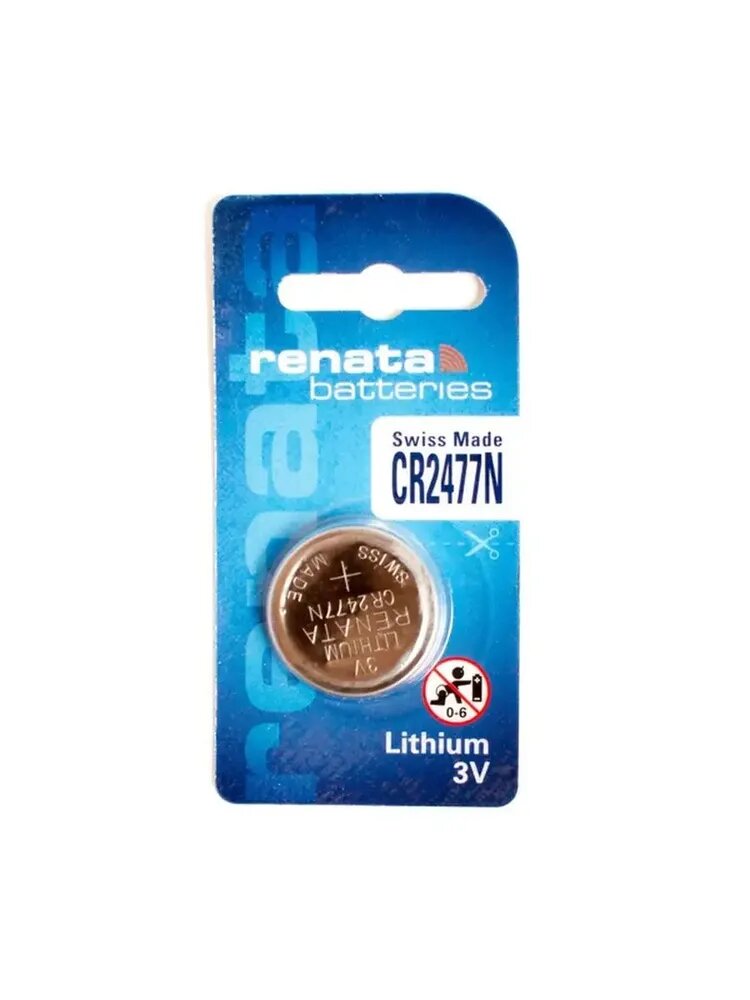 Батарейка RENATA CR2477N, 6 штук (6 блистеров по 1 штуке)
