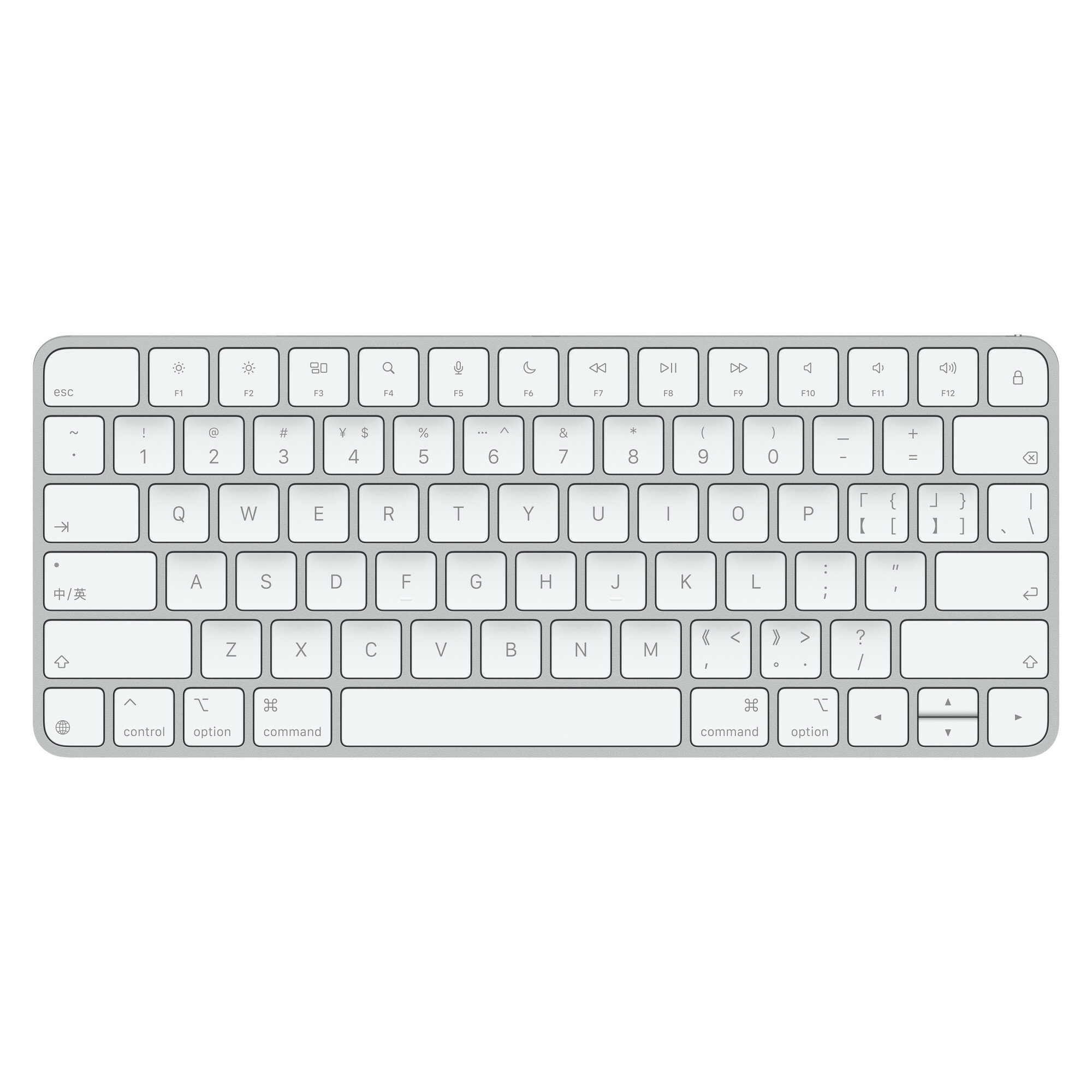 Клавиатура унисекс Apple Miao Control 82 клавиши, Chinese (Pinyin), USB C зарядный кабель