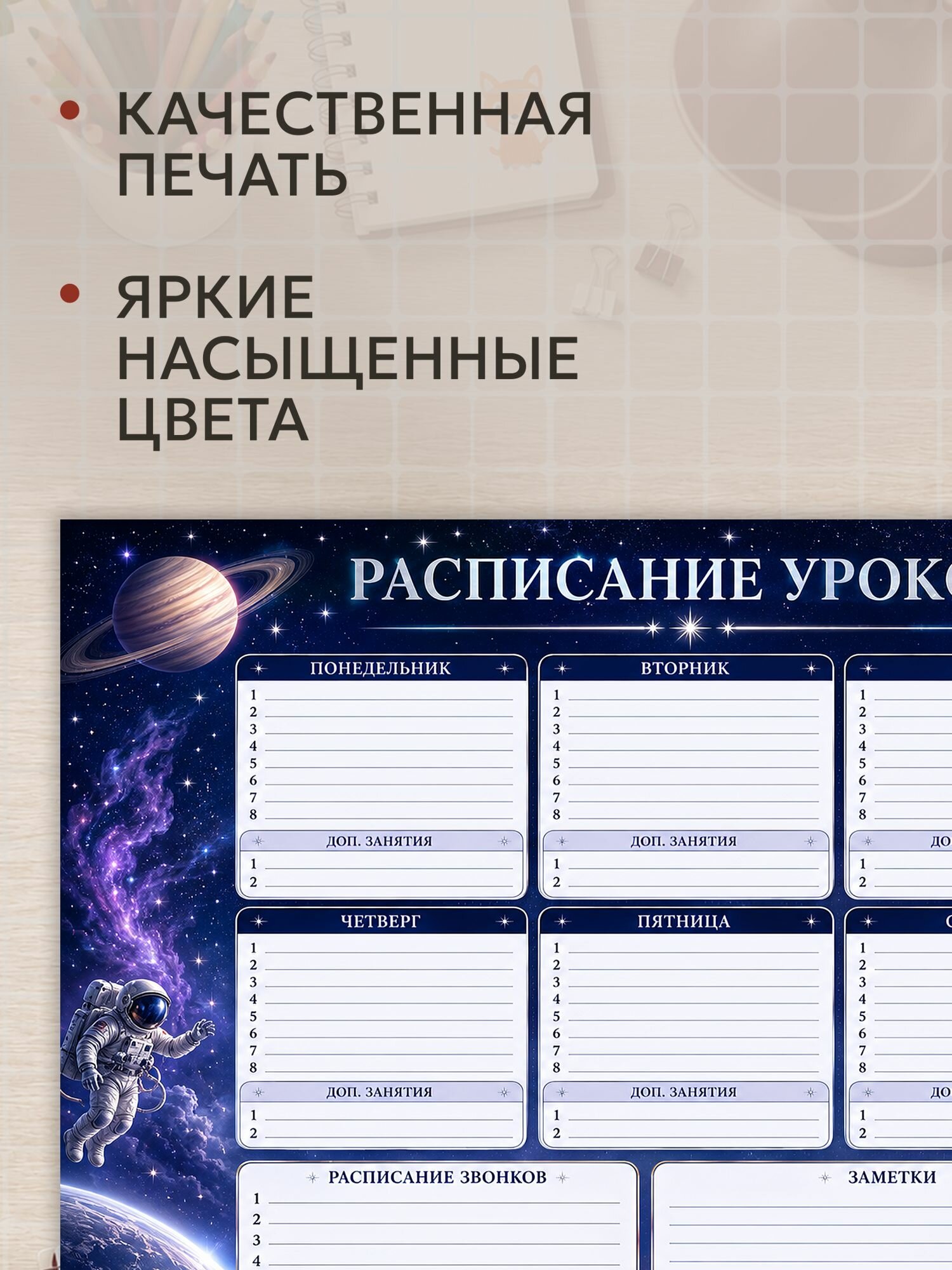 Расписание уроков для мальчиков, для девочек — фото 1