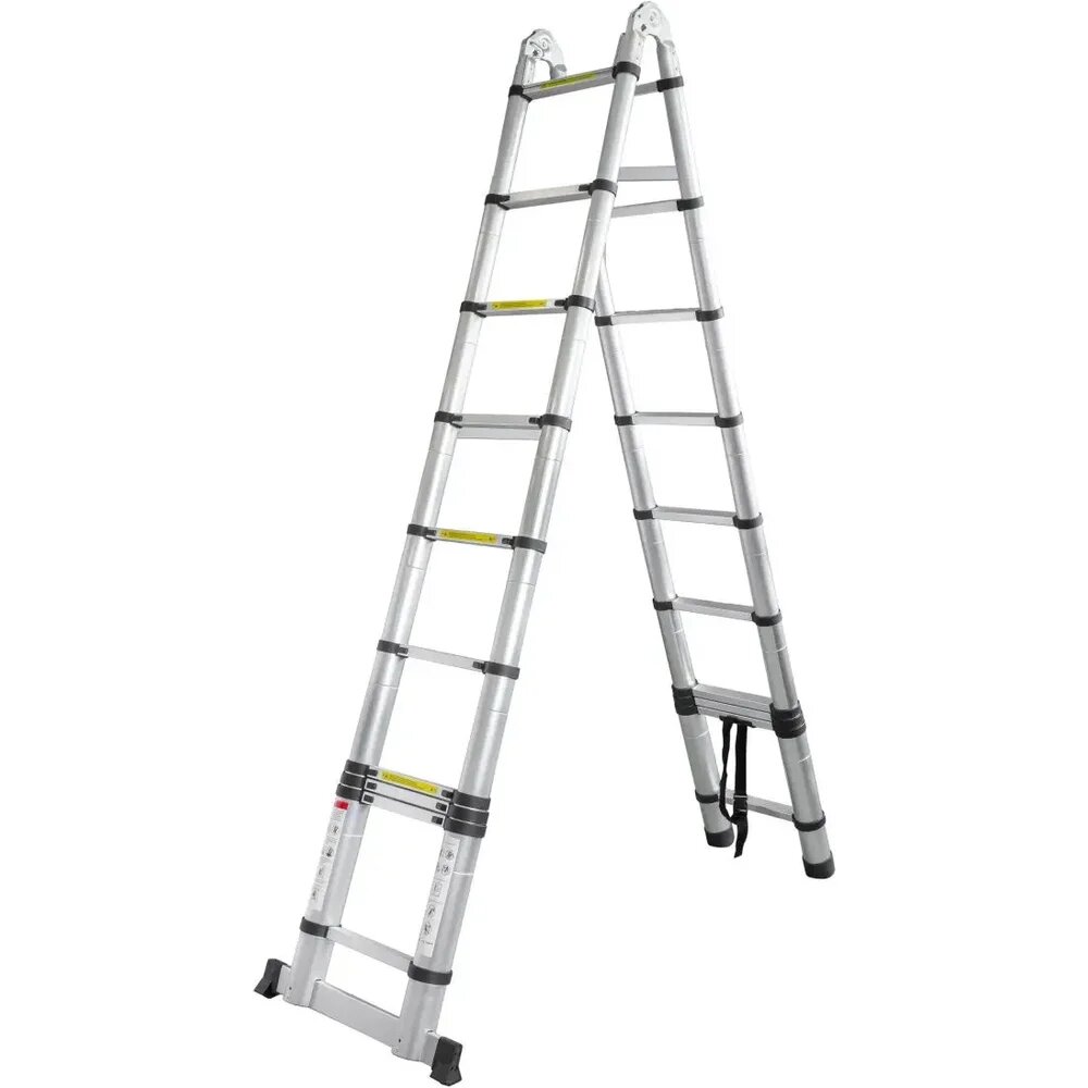 Телескопическая лестница-стремянка Forsage алюминиевая бытовая 3.1+3.1м (10+10 ступ.) f-up310-m 54164