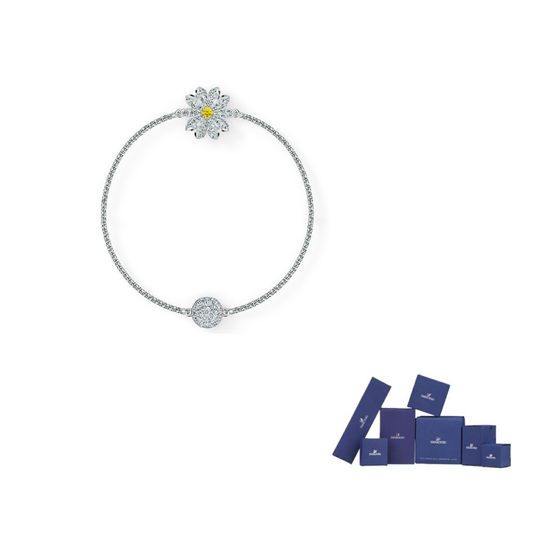 Браслет-манжета, кристаллы Swarovski