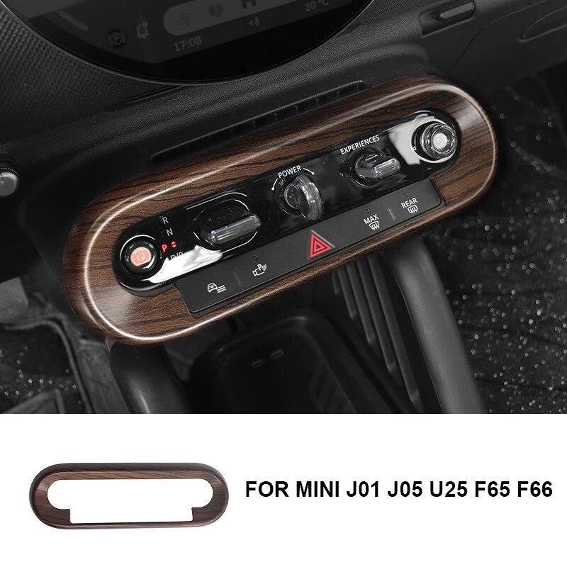 Для Mini Countryman U25 F65 F66 Cooper S E SE J01 EV J05 Aceman 2024 2025 Автомобильная кнопка центрального управления, рамка, наклейка, накладка