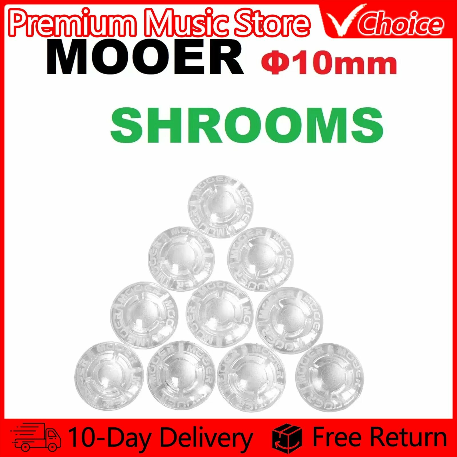 Mooer SHROOMS Топперы для ножного переключателя