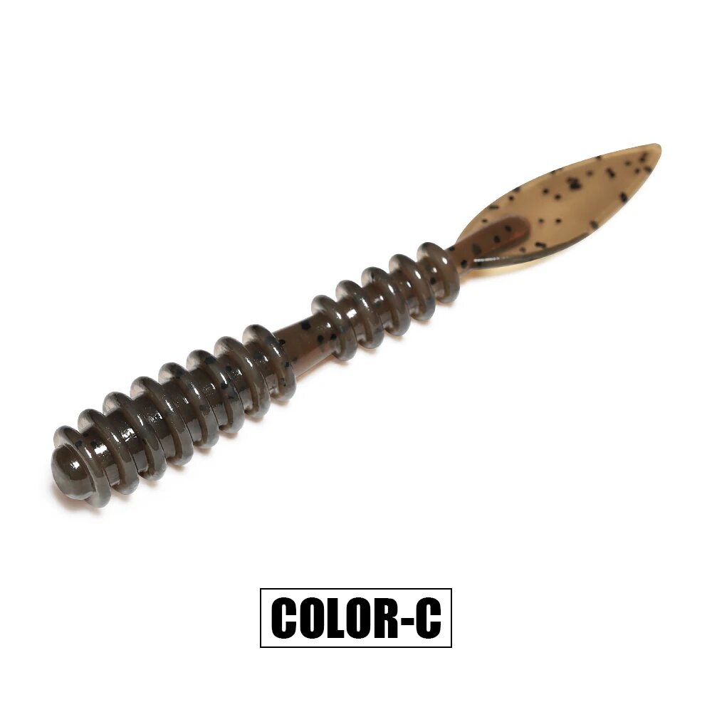 Rosewood Ajing Worm Soft Bait 20шт Коричневый, Color-C