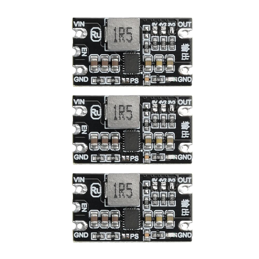 Occkic DC-DC понижающий и повышающий модуль 3A 3pcs