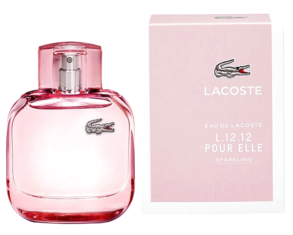 Eau De Lacoste L 12 12 Pour Elle Sparkling женский аромат 90 мл / Лакост розовые