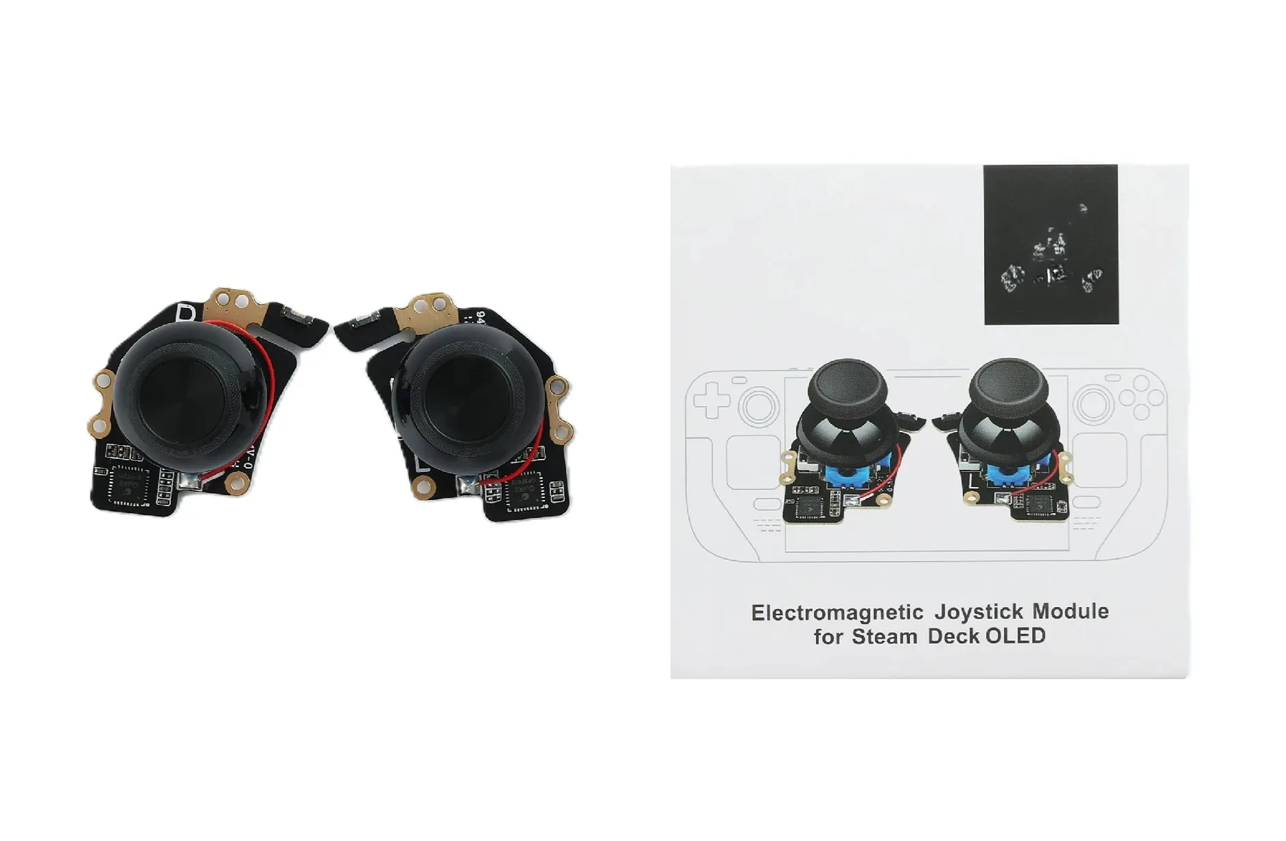 Аналоги 3d analog стики TMR для игровой приставки Steam Deck OLED SD05 Electromagnetic Joystick Module