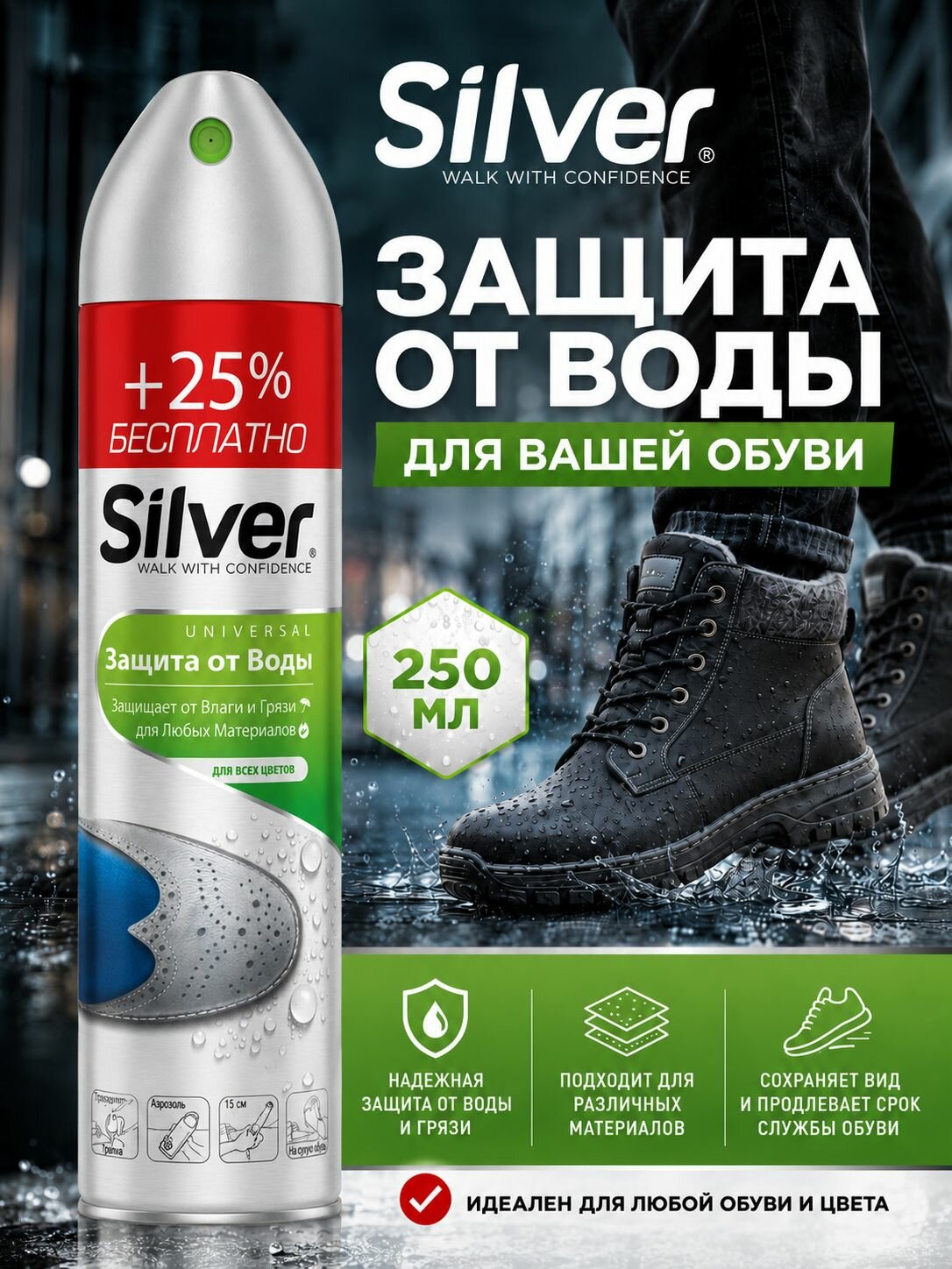 SILVER Пропитка водоотталкивающая