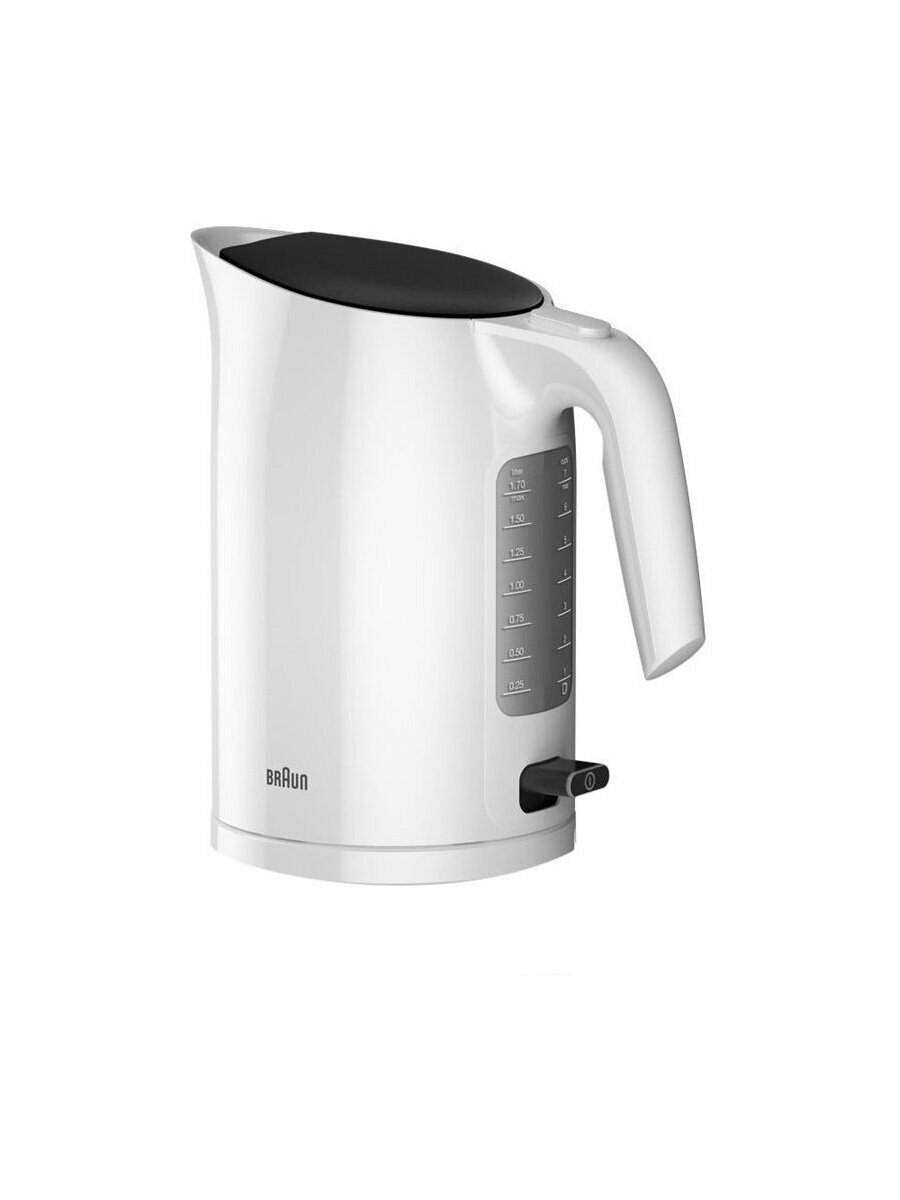 Чайник Braun WK3100 1.7л. 2200Вт белый (пластик)