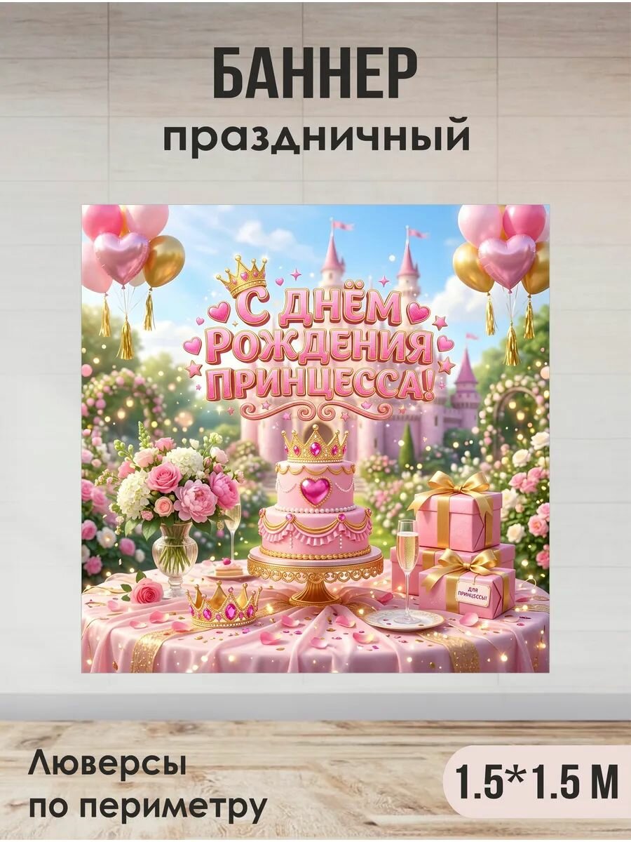 Баннер на день рождения