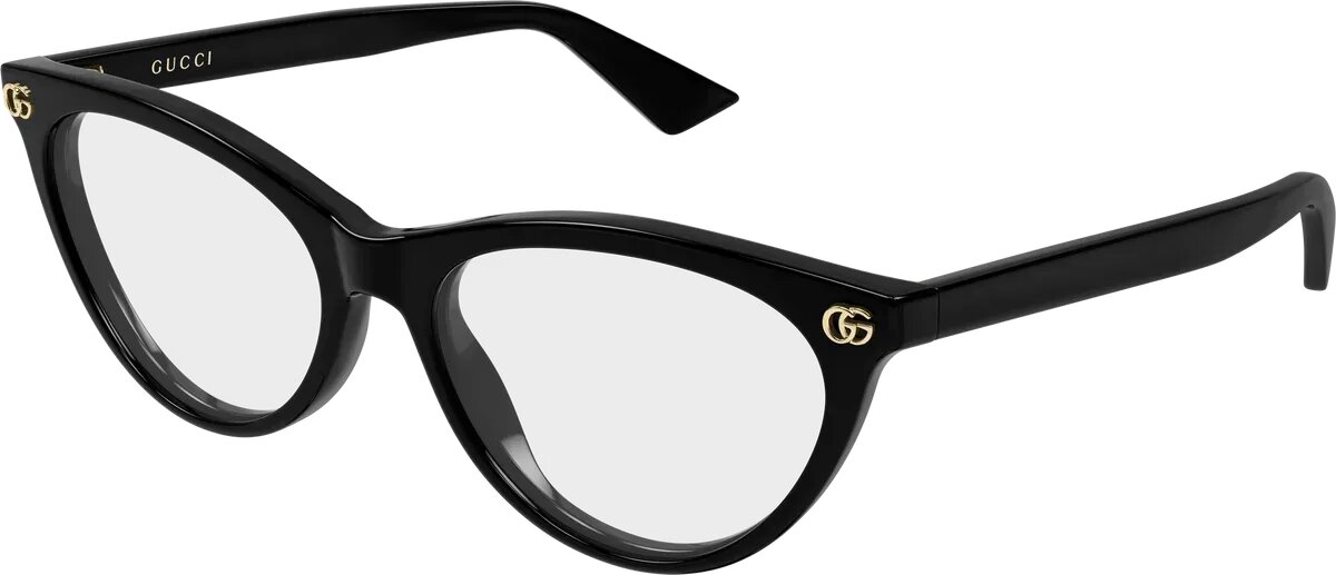 Оправа Gucci GG2112O 001, тип оправы ободковая, материал оправы ацетат, пол женские, форма оправы кошачий глаз