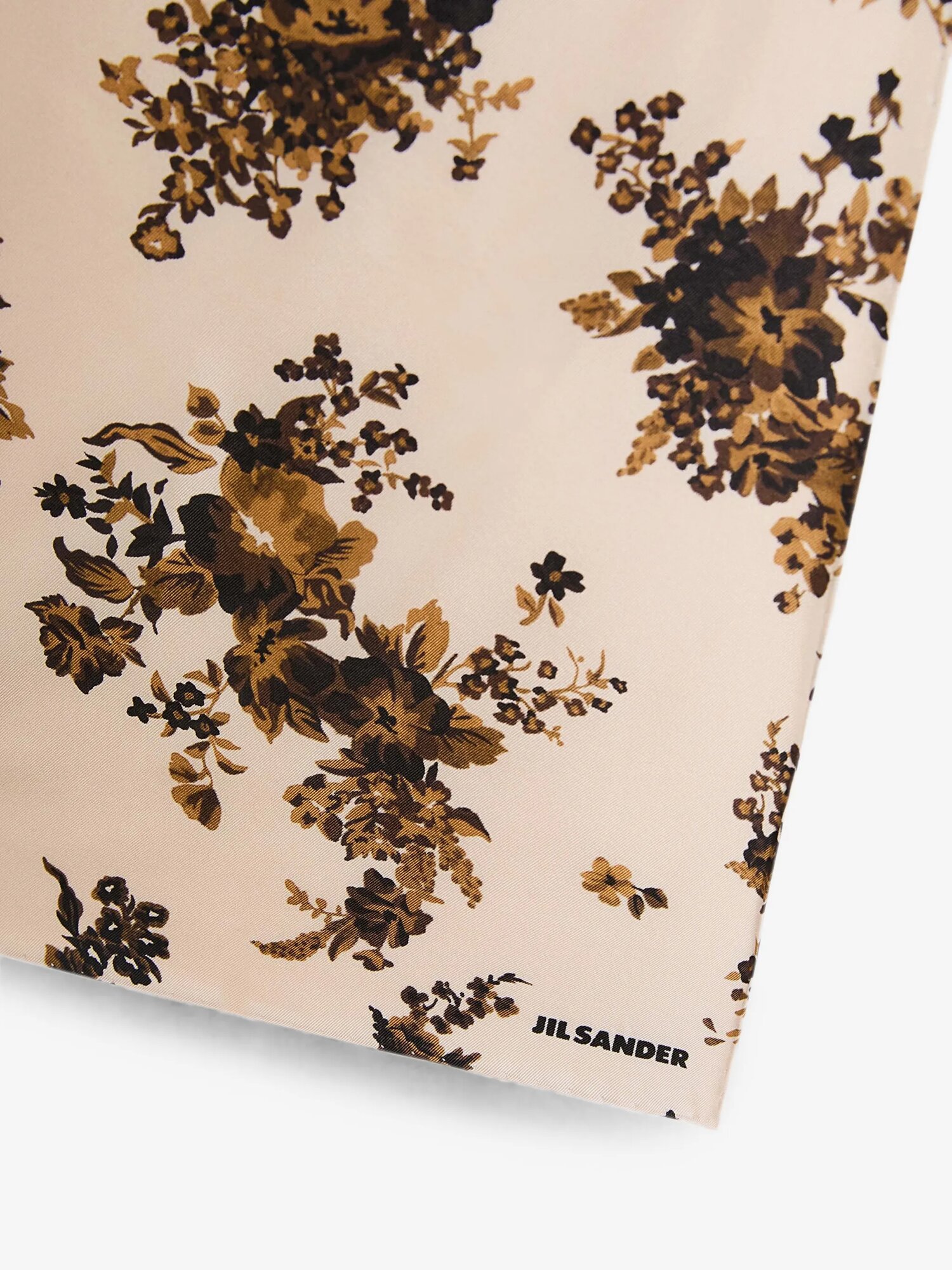 Сумка Jil Sander Printed silk foulard, розовый — фото 1