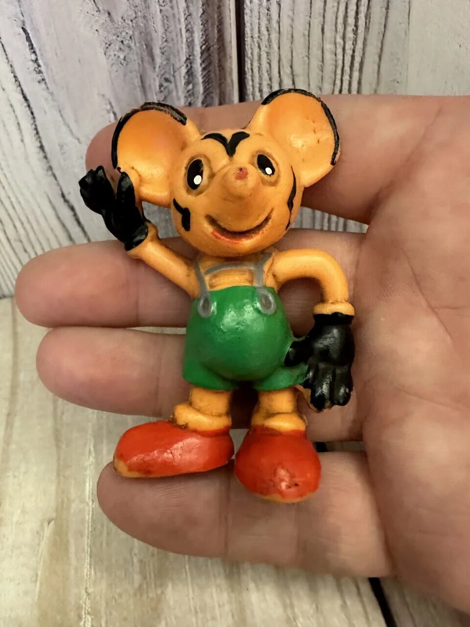 Игрушка Микки маус СССР 80 годы винтажный