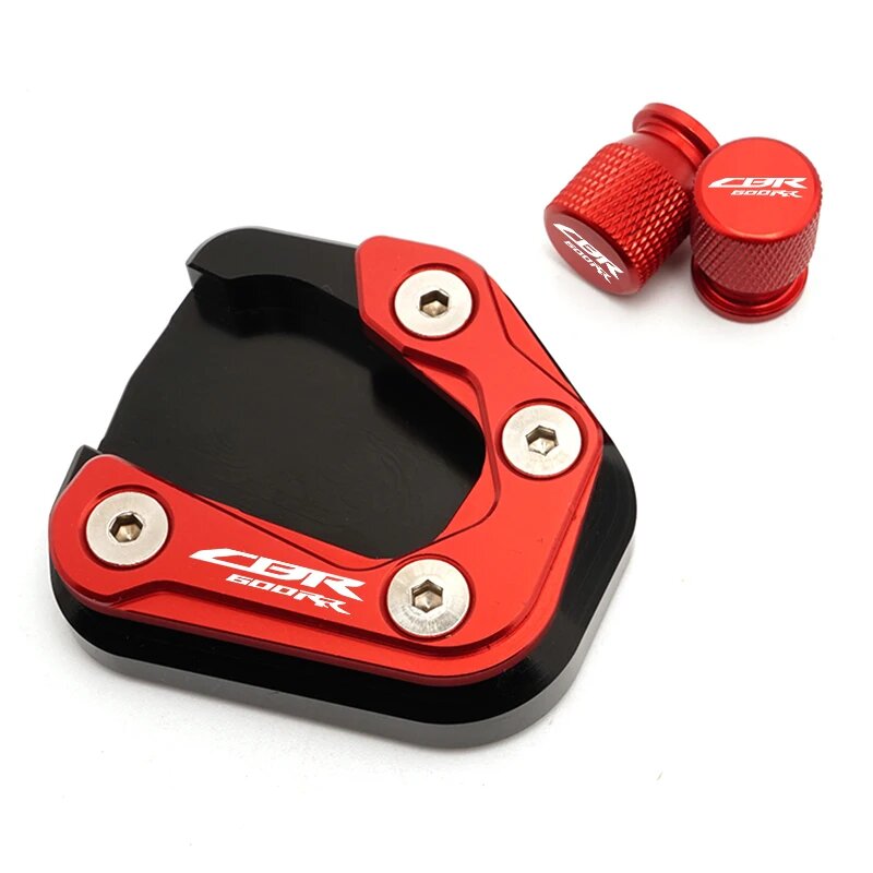 Для HONDA CBR600RR CBR 600RR 2007-2025 крышка клапана мотоцикла с ЧПУ и подставка для ног, боковая подставка, удлинитель, опорная пластина