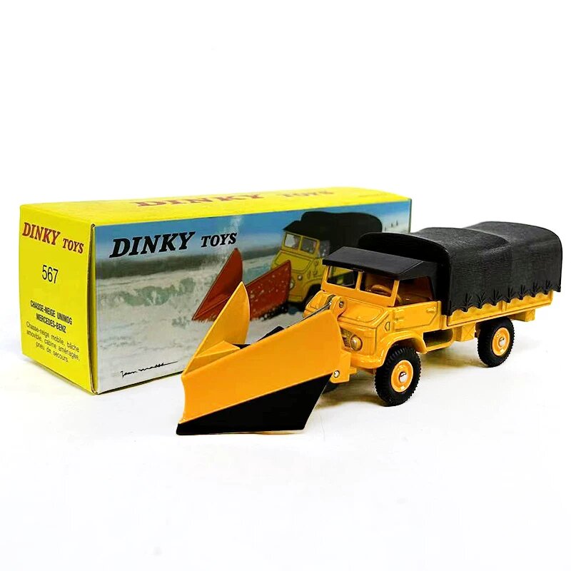 Модель снегоочистителя из сплава 1/43 шкалы DINKY TOYS 567 зимнее обслуживание дорог