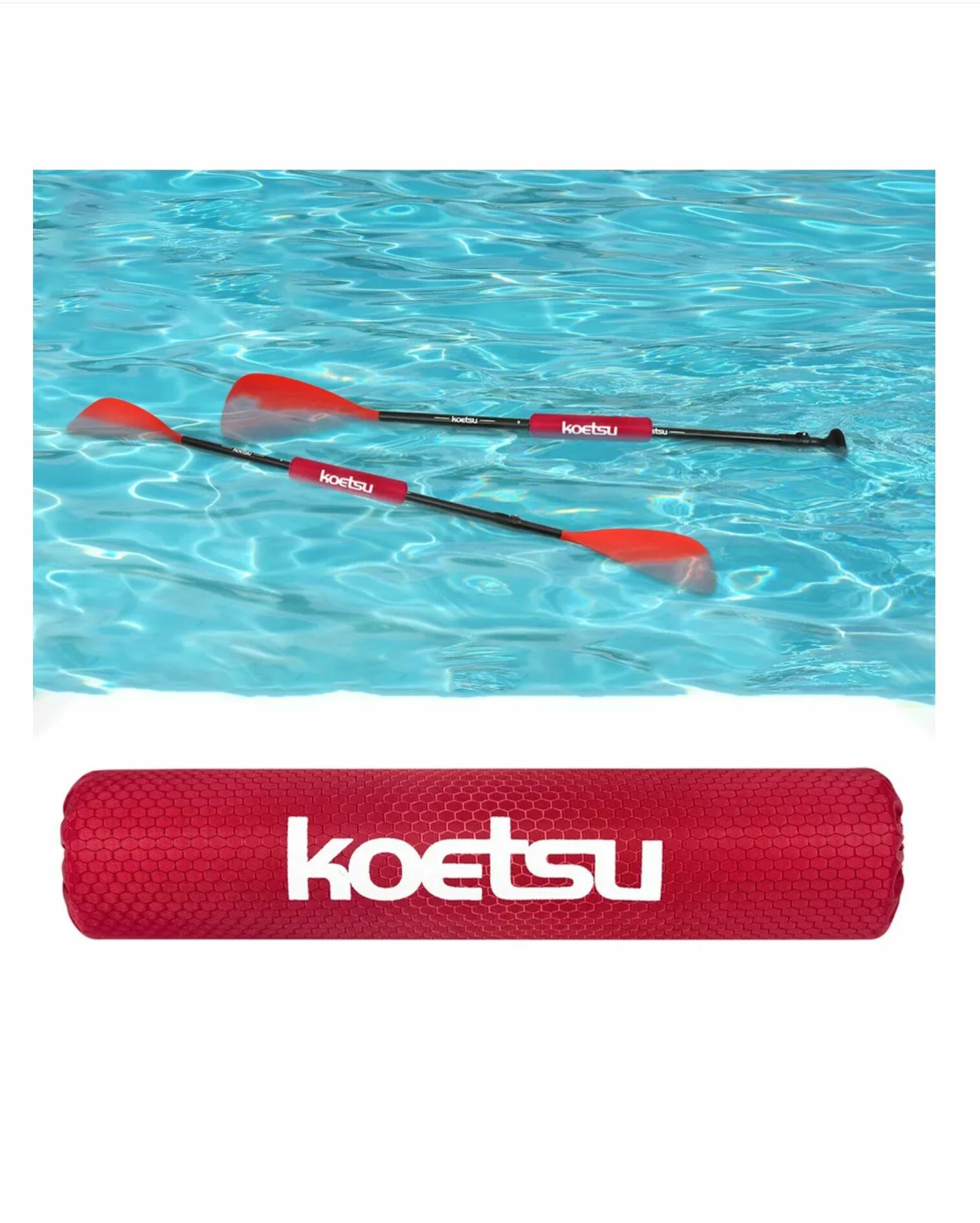 Поплавок для весла "KOETSU" 32см, 1шт, красный
