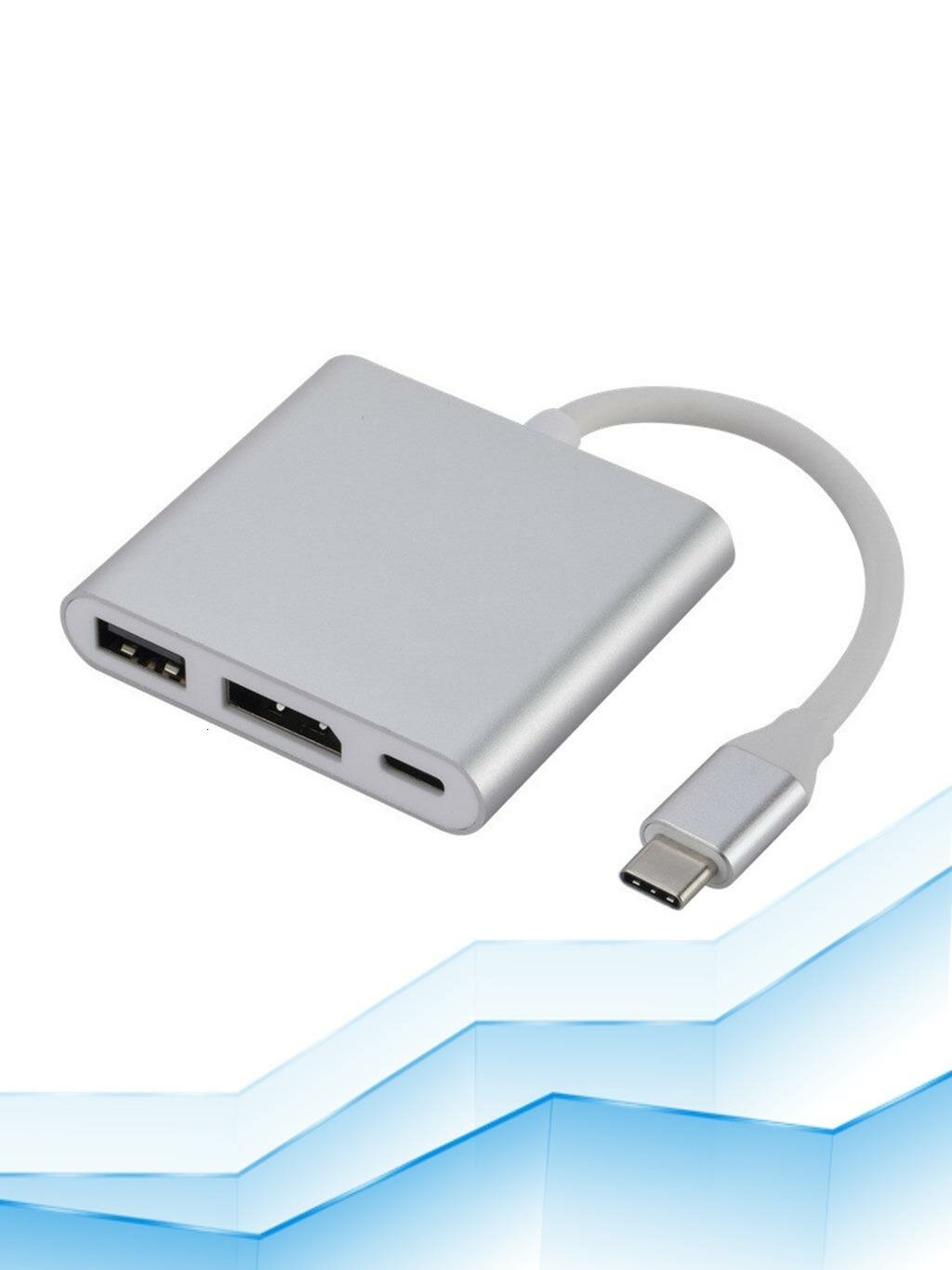 Адаптер DisplayPort из Type-C для монитора и ТВ