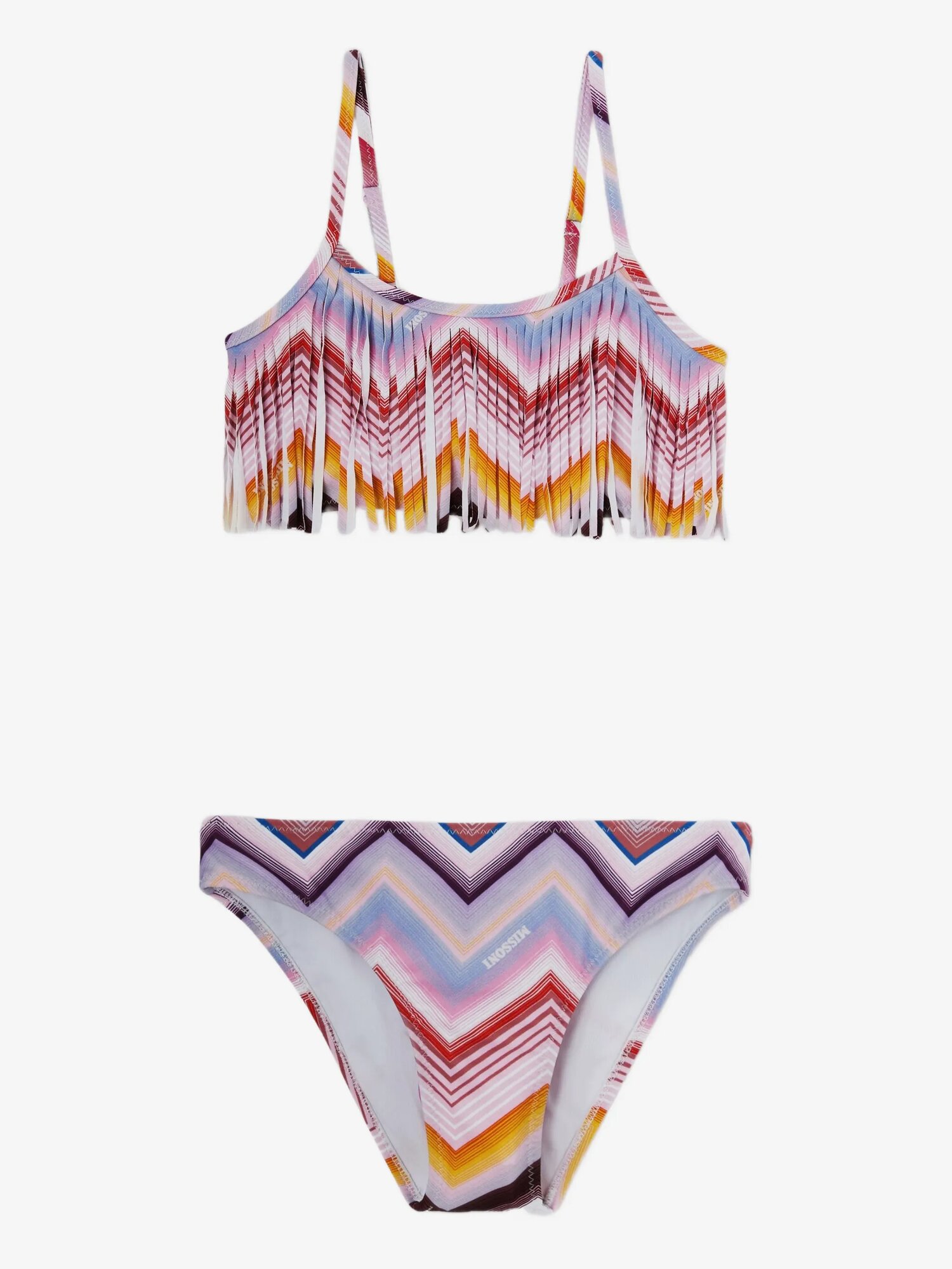 Купальник Zigzag fringed bikini
