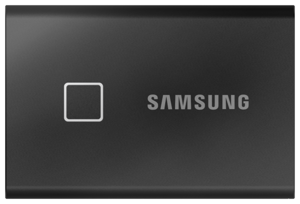 1 ТБ Внешний SSD Samsung T7 Touch, USB 3.2 Gen 2 Type-C, черный