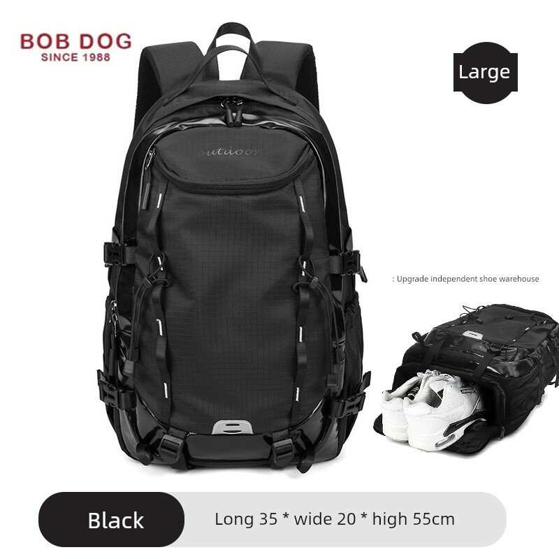 BabyDuo Columbia Пешеходный рюкзак для путешествий и походов, женский и мужской, черный, большой размер, для студентов