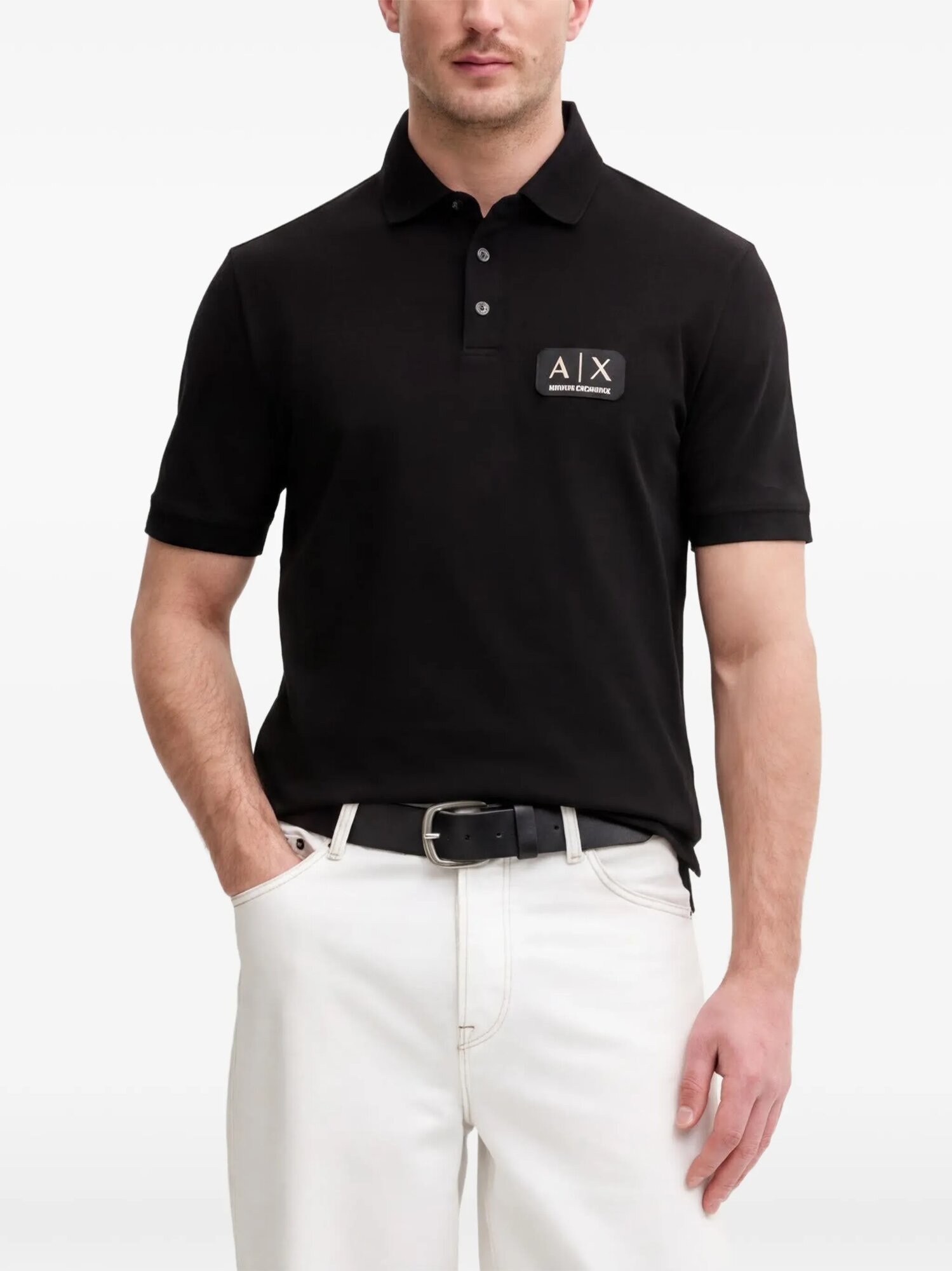 Рубашка Armani Exchange, размер 54, черный
