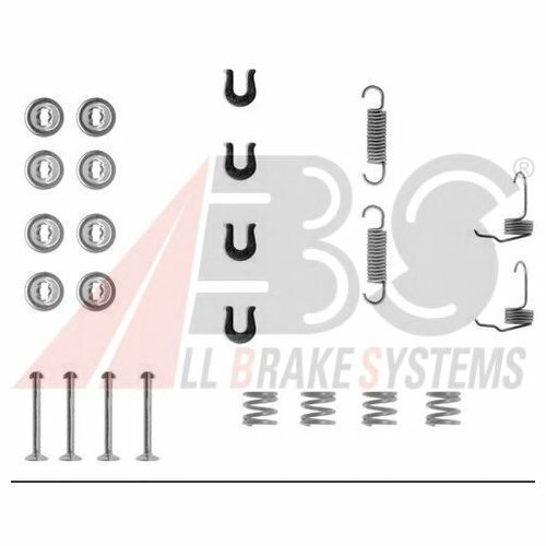 Комплект монтажный тормозных колодок Abs 0655Q для Mitsubishi Colt II, III, Lancer III