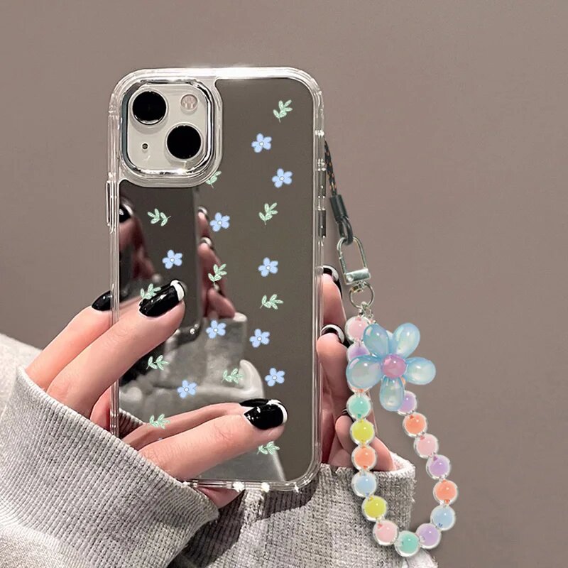 Цветные зеркальные чехлы для телефонов iPhone 14 15 11 13 12 Pro GL17 SJL022, For iPhone 16Pro Max
