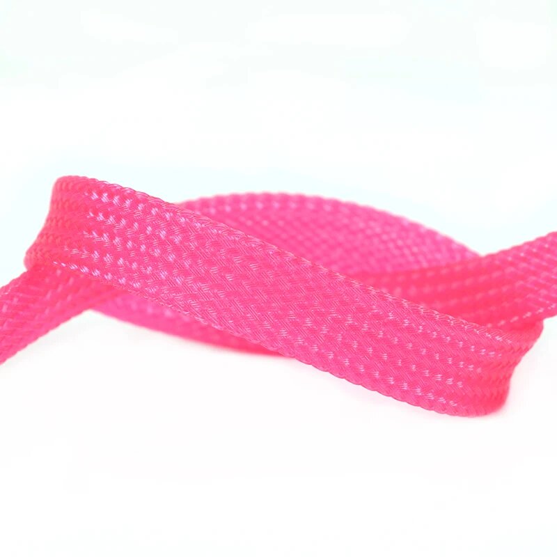 Кабельный рукав ПЭТ 8 мм, UV Pink, 1 метр