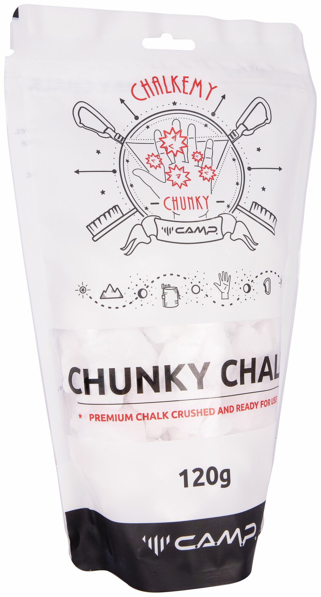 Магнезия спортивная CAMP CHUNKY CHALK (кусочки, пакет 120 гр)