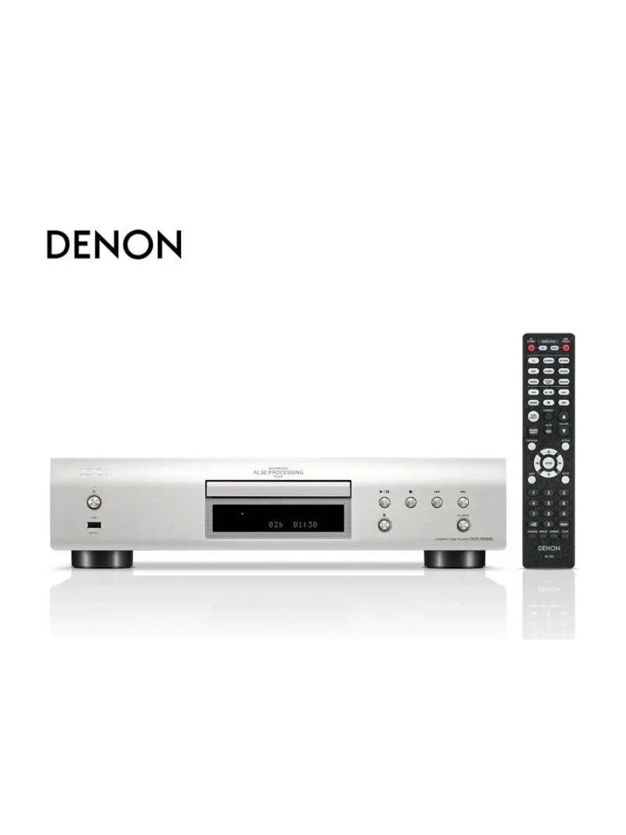 Проигрыватель компакт-дисков HIFI DENON DCD-900NE поддерживает воспроизведение по USB / декодирование DSD / серебристый