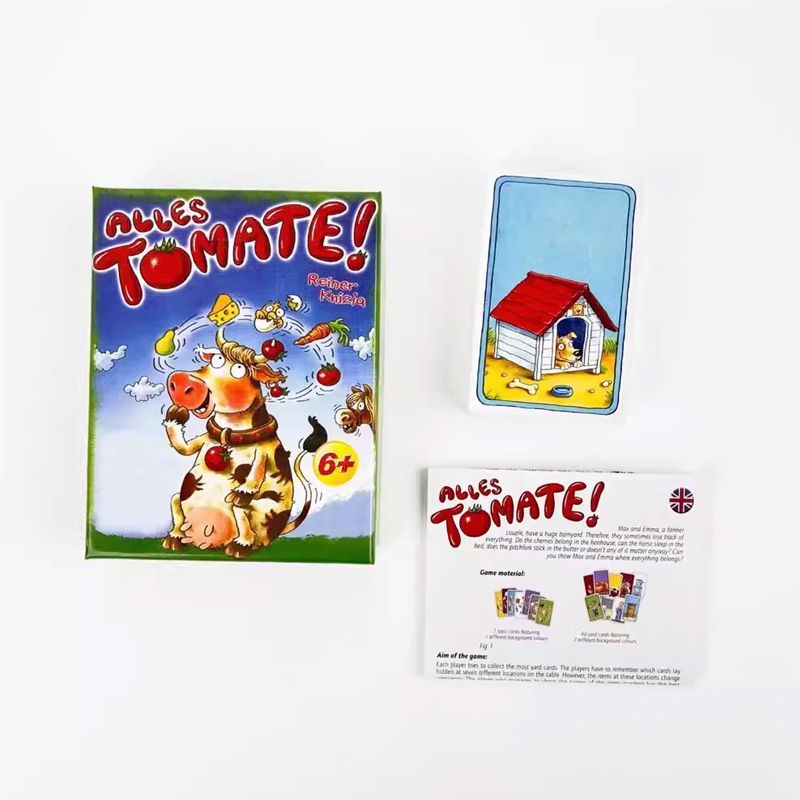 Alles Tomate! Настольная карточная игра на память и реакцию для детей от 6 лет