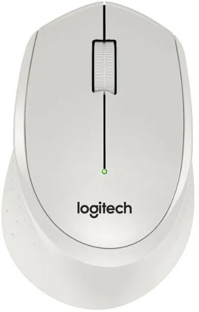 Мышь Logitech 910-004926 M330 Silent Plus белый, беспроводная USB