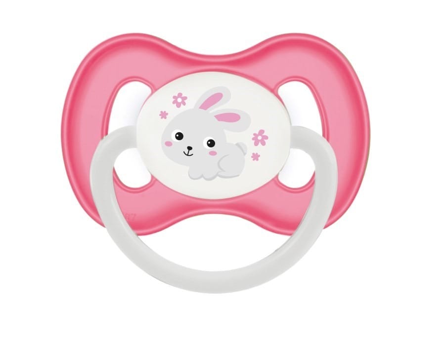 Пустышка Canpol Babies Bunny&Company, розовый, 0-6 месяцев